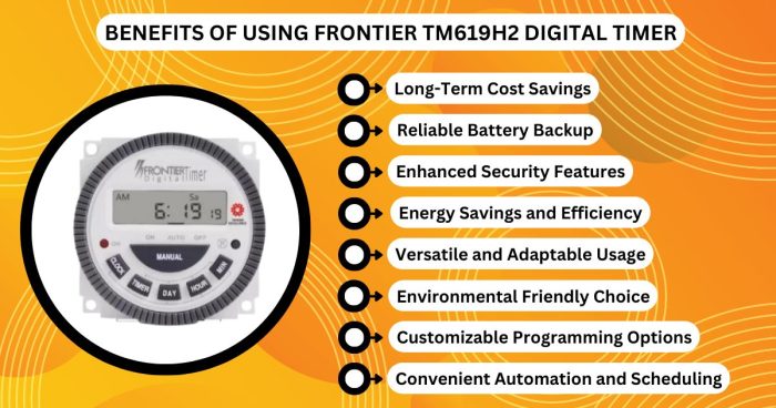 Frontier TM619H2 Digital Timer Programmable Time Switch - Vayuyaan