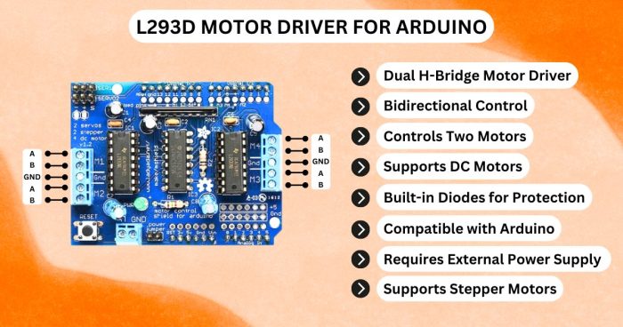 Arduino Uno R3 with L293D Motor Driver - Beginners Guide - Vayuyaan