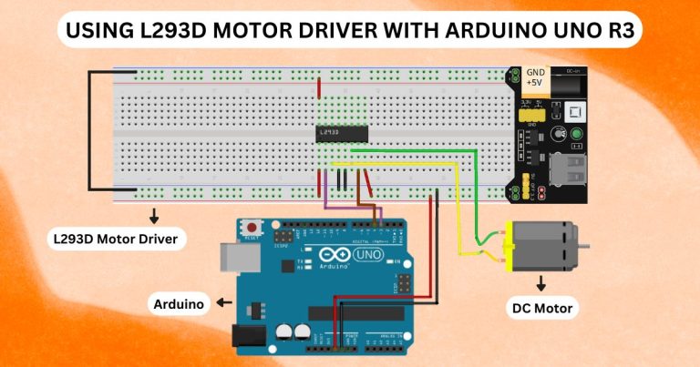 Arduino Uno R3 with L293D Motor Driver - Beginners Guide - Vayuyaan
