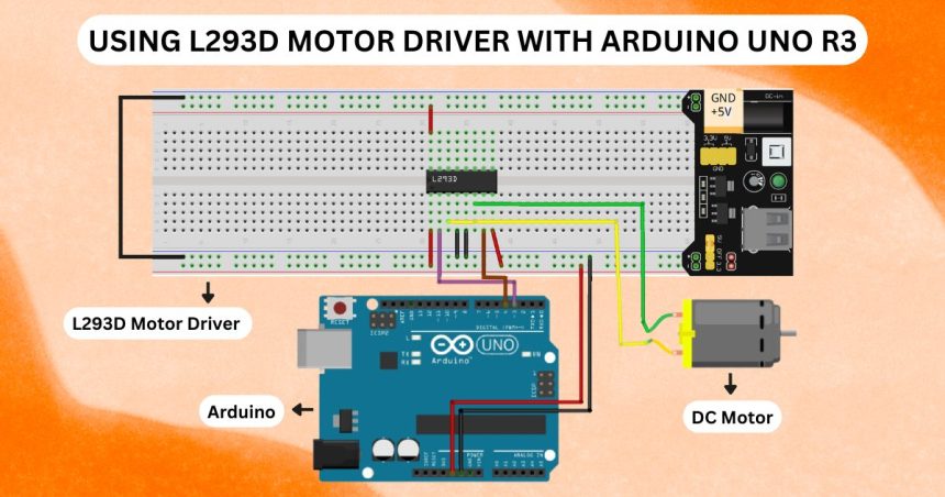 Arduino Uno R3 With L293d Motor Driver Beginners Guide Vayuyaan