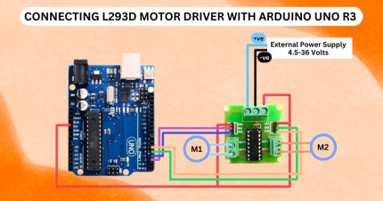 Arduino Uno R3 with L293D Motor Driver - Beginners Guide - Vayuyaan