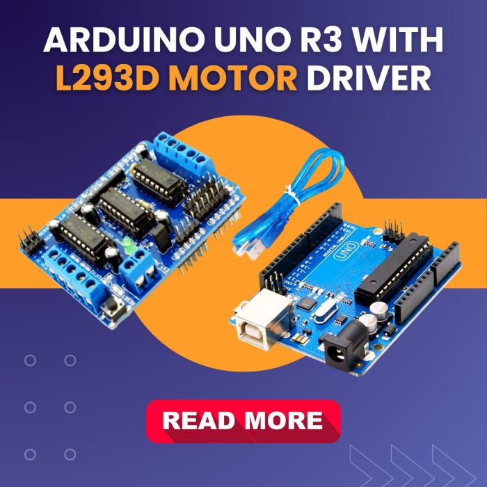 L293D motor driver shield for arduino Archives - Vayuyaan
