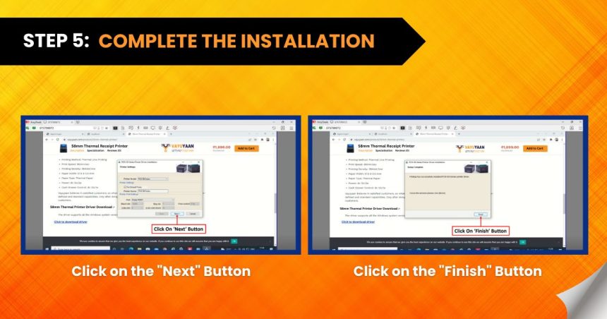 58mm Thermal Printer Driver - Installation Guide - Vayuyaan