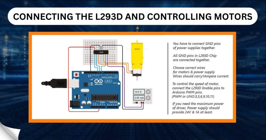 Arduino Uno R3 And L293d Motor In Iot Applications Vayuyaan